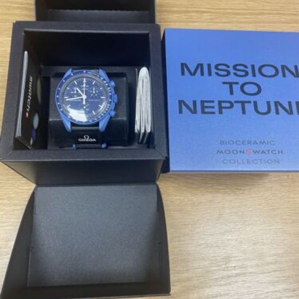 Mission To Neptune Swatch x Omega MoonSwatch | In Hand | Brand New with ...