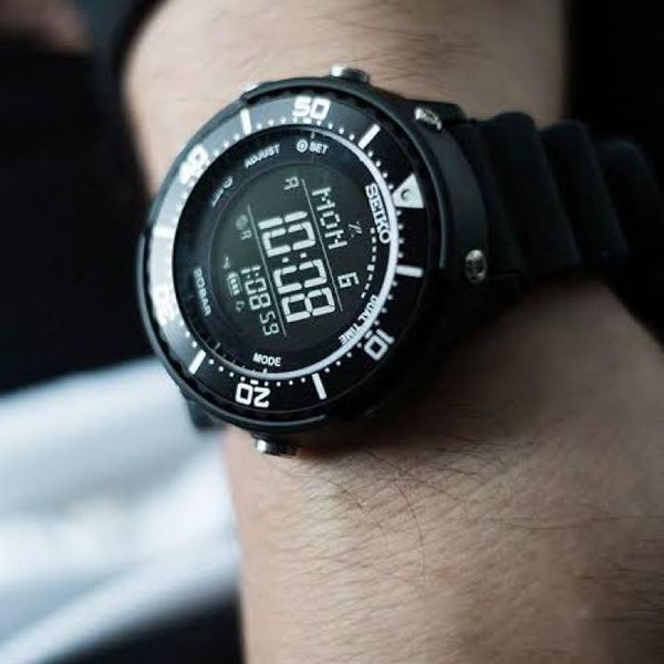 SEIKO PROSPEX SBEP001 Fieldmaster LOWERCASE Solar Digital 20BAR Watch ...