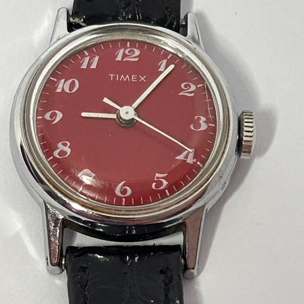 Working Vintage Late 1960's Ladies Silver Timex Mechanical Hand Wind ...