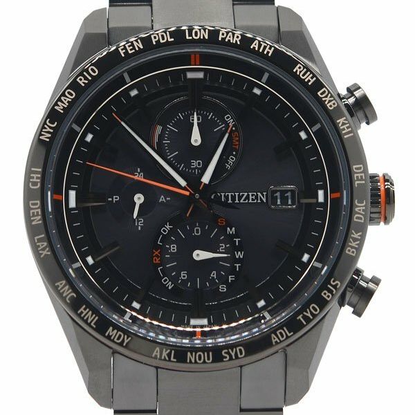 CITIZEN ATTESA AT8185-62E Eco-Drive radio-controlled watch Double ...