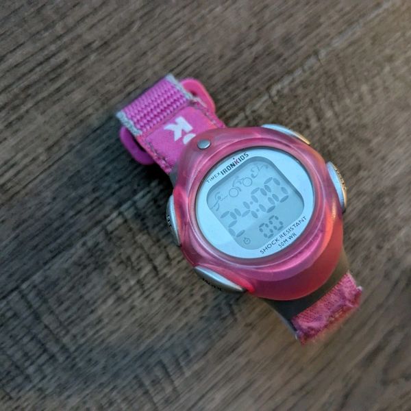 Timex IRONKIDS Pink Digital Watch | WatchCharts Marketplace