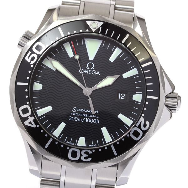 Good product [OMEGA] Omega Seamaster 300 2264.50 Date Quartz Men [Used ...
