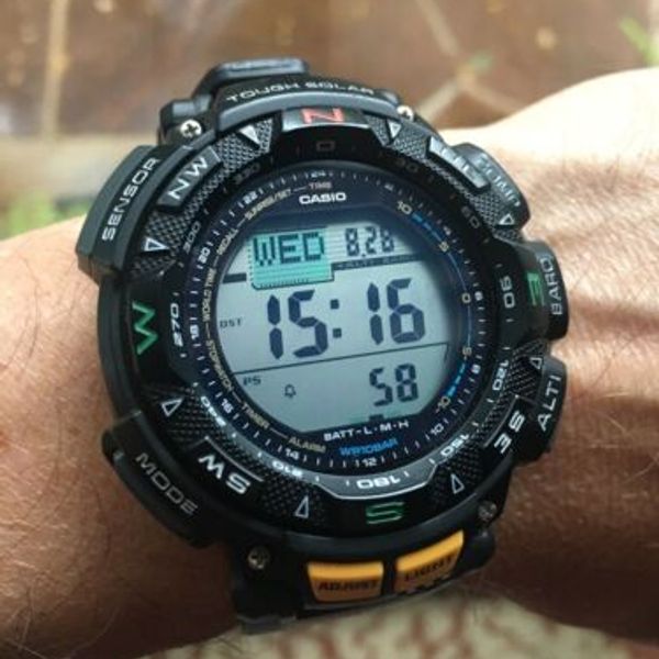 CASIO PRO-TREK (PAG-240) MEN'S PATHFINDER DIGITAL WATCH | WatchCharts