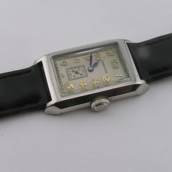 Rare Hamilton Stanley Watch White Gold Filled 1932 Cal 401 Explorer ...
