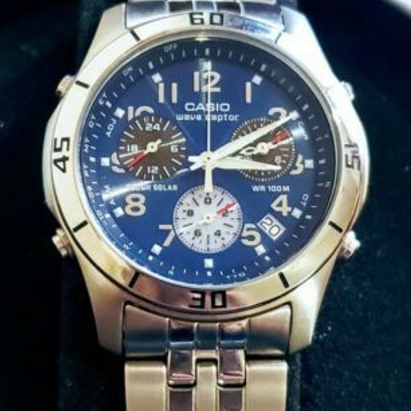 Casio Wave Ceptor WVQ-600-DCA-2AV Tough Solar Multiband 6 Men's Watch ...