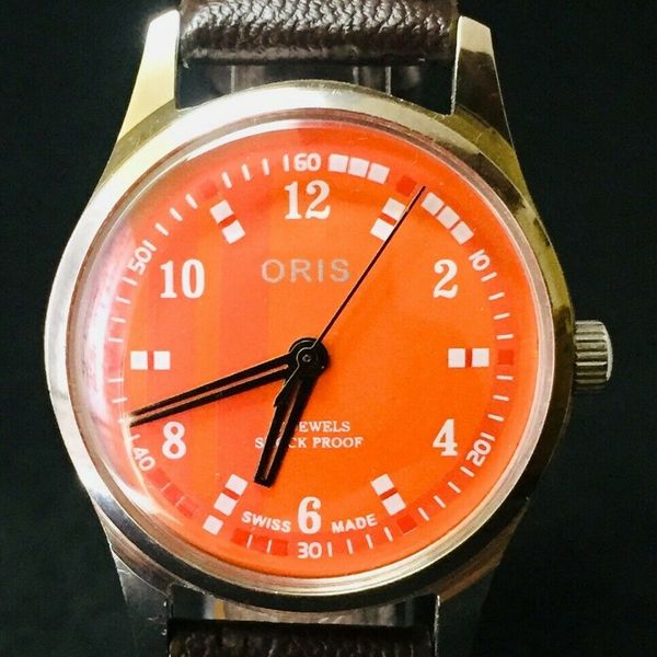 Vintage Oris Hand Wind ST-96 17 Jewles Men's Wrist Watch in Excellent ...