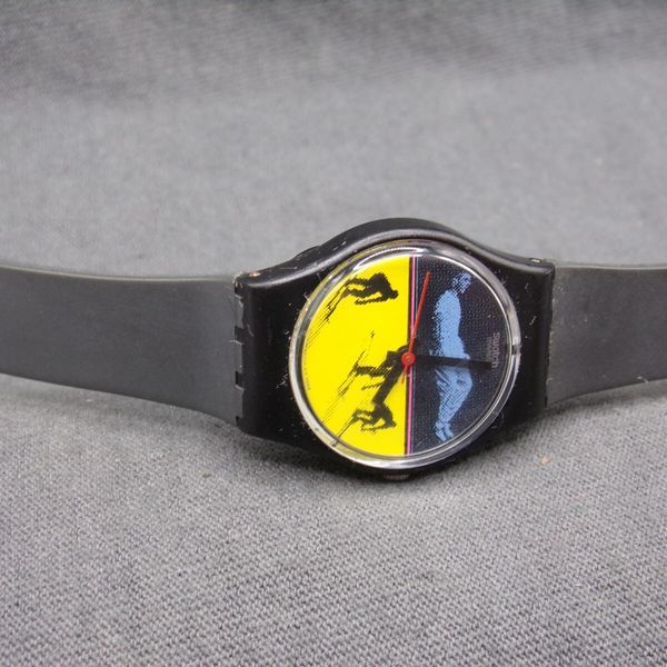 Women's Vintage 1988 SWATCH Swiss Watch w/ New Battery - Works Great ...