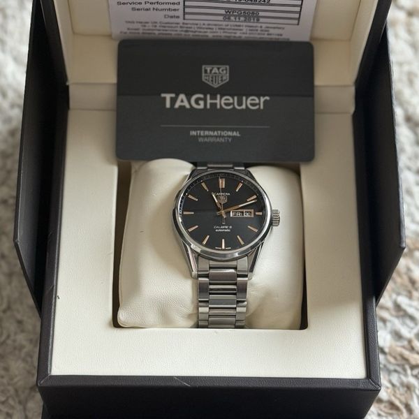 Tag Heuer Carrera Calibre 5 Automatic Watch | WatchCharts Marketplace