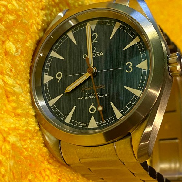 FS: Omega Seamaster Railmaster "Blue face" NIB | WatchCharts Marketplace