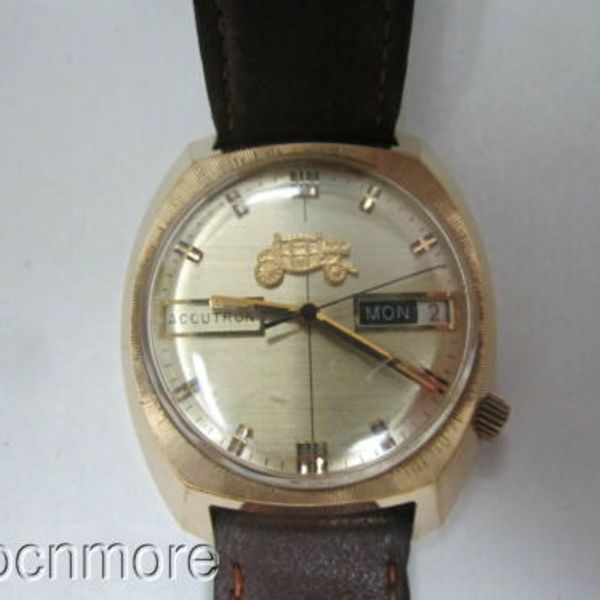 VINTAGE BULOVA ACCUTRON FISHER BODY MASTER CRAFTSMAN DAY DATE AWARD ...