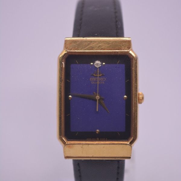 Vintage SEIKO 25mm Diamond Credor Logo Watch 5P31 5D60 - New Battery ...