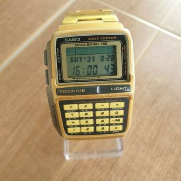 Rare Vintage Casio DATABANK DBC-W151 model 2298 Calculator Watch ...