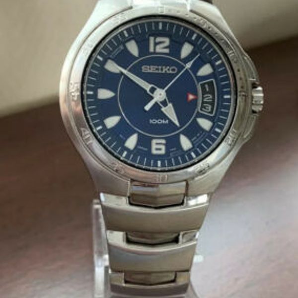 Seiko 7N42-0CN0 Divers Style Water Resistant 100 Meters New Battery ...