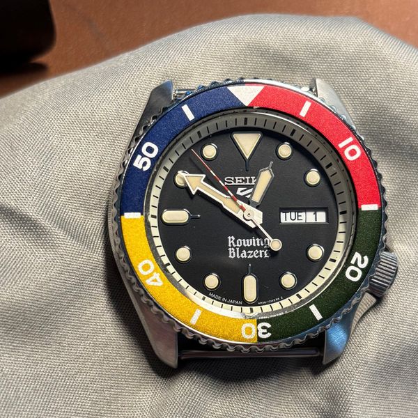SRPG53 - Seiko 5 x Rowing Blazers Colorblock Collab | WatchCharts ...