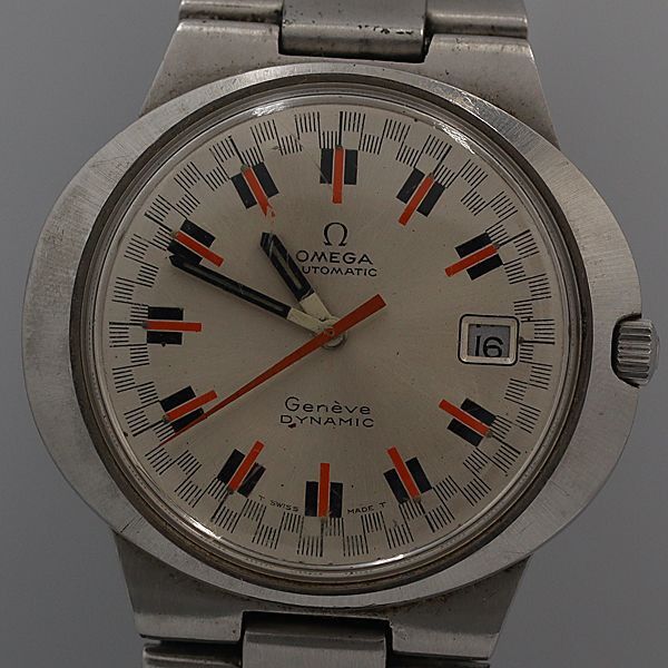 Omega Geneva Dynamic Date Men's Watch Silver Dial - Deadstock ...