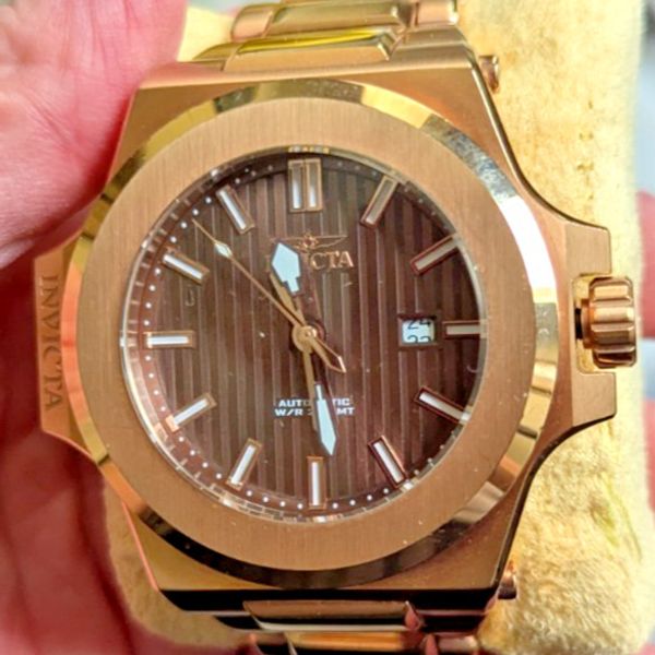 Invicta #30193 AKULA - Prestige ROSE GOLD DIAL, BEZEL, CASE, BRACELET ...