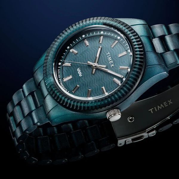Brand New Timex Legacy Ocean Blue Eco Friendly Recycled Solar Powered ...