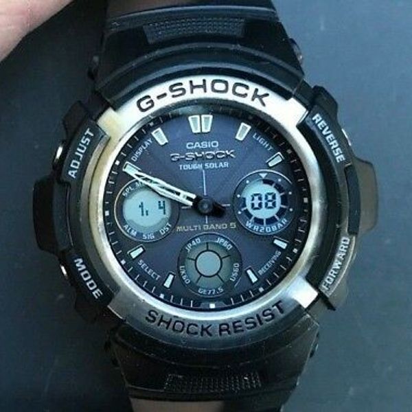 CASIO G-SHOCK AWG-100C (4765) Tough Solar Multi Band 6 Analog / Digital ...
