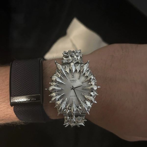Spiky Casio Soldered Watch | WatchCharts Marketplace