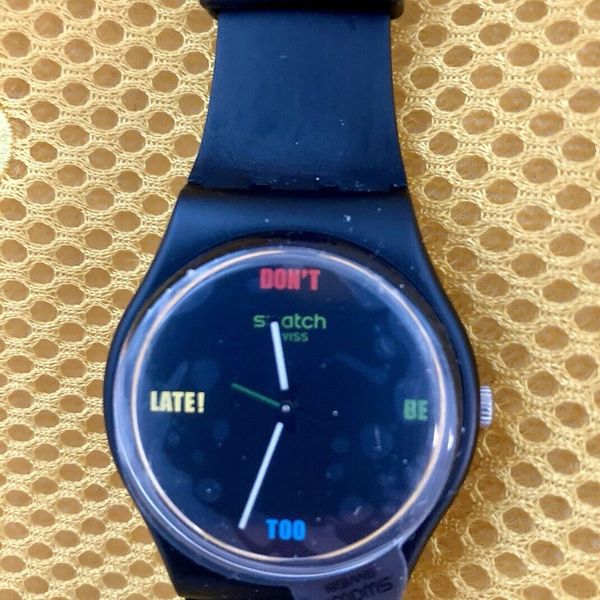 Limited Edition Swatch Watch Don't Be too Late Back To 1984 Revival ...