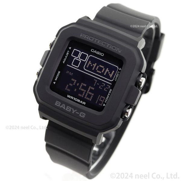 CASIO BABY-G BGD-10-1JF NEW BOX Black Quartz Stopwatch Digital Women ...
