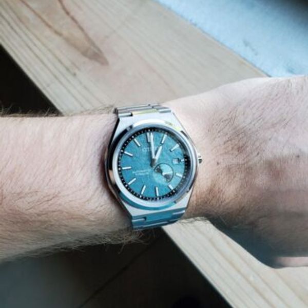 Citizen Forza Automatic Watch Super Titanium Green Dial Small Seconds ...