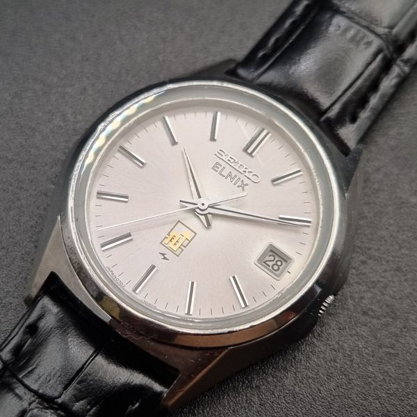 Seiko Elnix Aug 1974 Salmon Dial 0702-7070 Rare Watch JDM Electronic ...