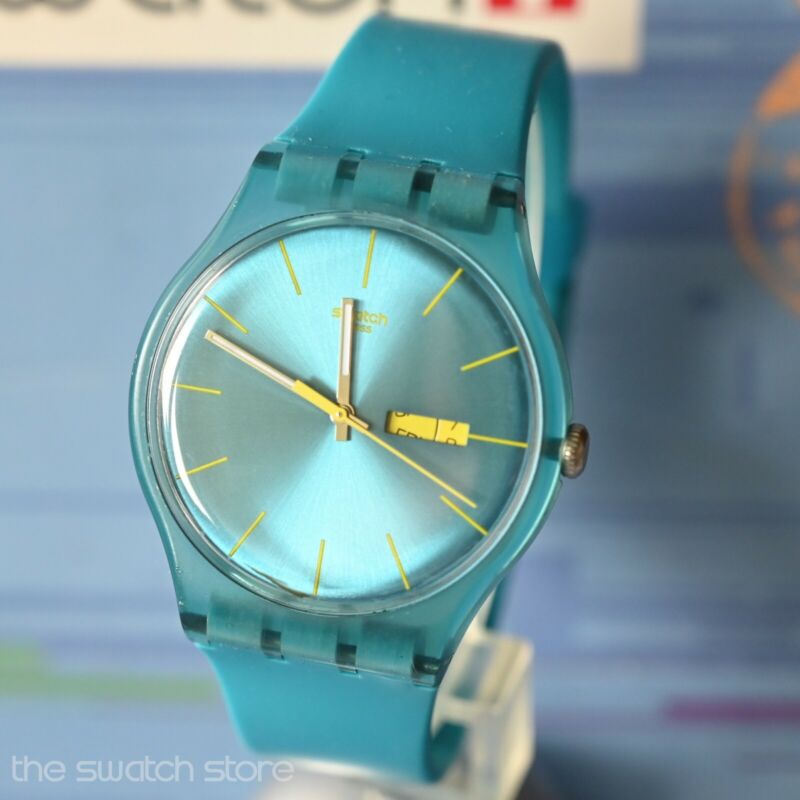 Swatch Watch SUOL700 Turquoise Rebel | WatchCharts Marketplace