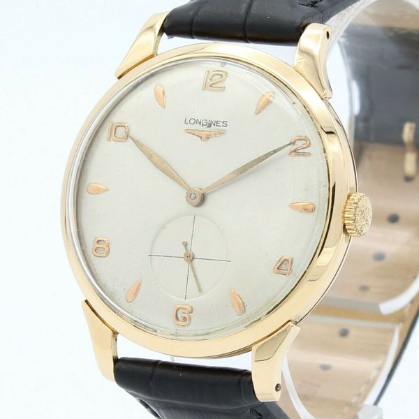 Longines vintage manual wind 18k Gold 1268z | WatchCharts Marketplace