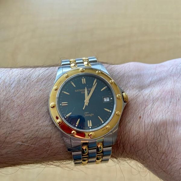FS: Raymond Weil Tango Blue Two Tone | WatchCharts Marketplace