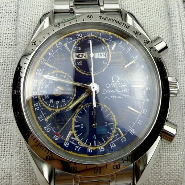 Omega Speedmaster Triple Date Blue Ref. 3523.80 Case #212 | WatchCharts ...