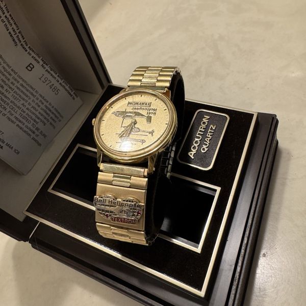 Bulova Accutron Bell Helicopter 25 Year Watch | WatchCharts Marketplace