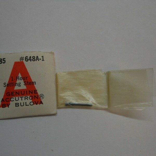 ORIGINAL BULOVA ACCUTRON 2185 648A-1 HOUR SETTING STEM | WatchCharts ...