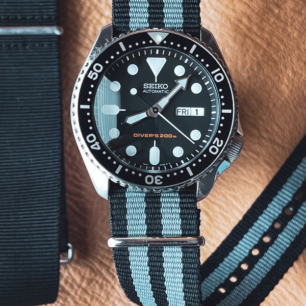 [WTS] Seiko SKX007 with Double Dome Sapphire Crystal and 2 Nato straps ...