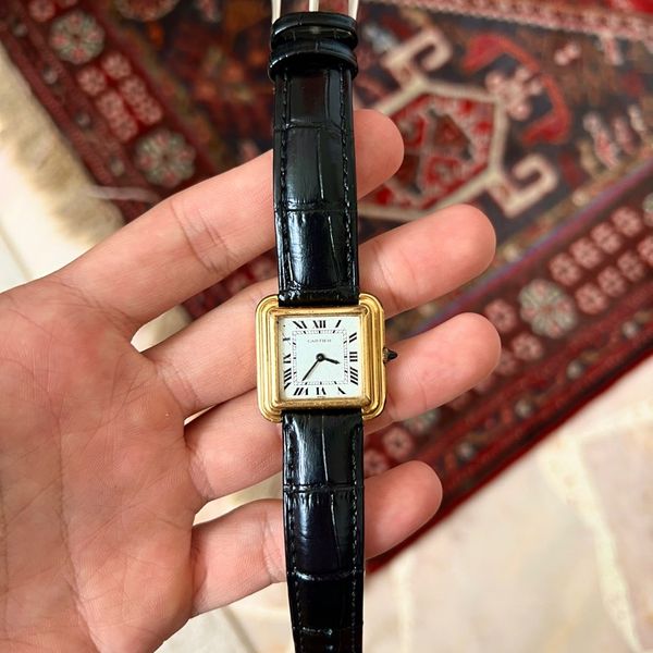 Rare Cartier Vintage Stepped Tank 1970s | WatchCharts Marketplace