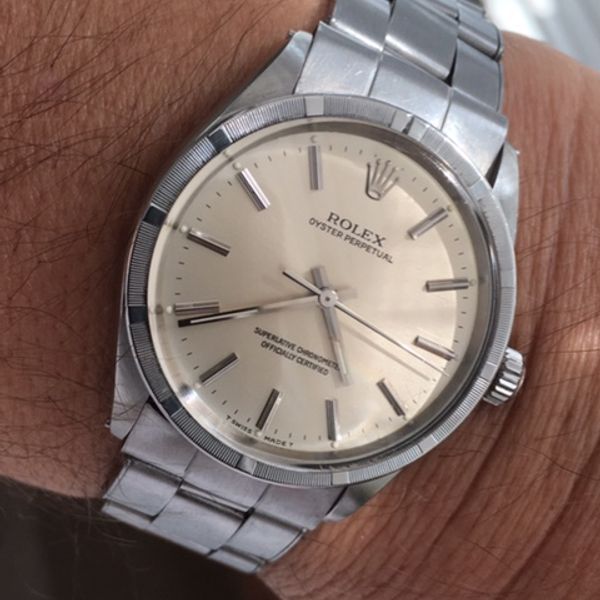 VINTAGE ROLEX 1007 - SILVER DIAL - ORIGINAL BRACELET - EXCELLENT ...