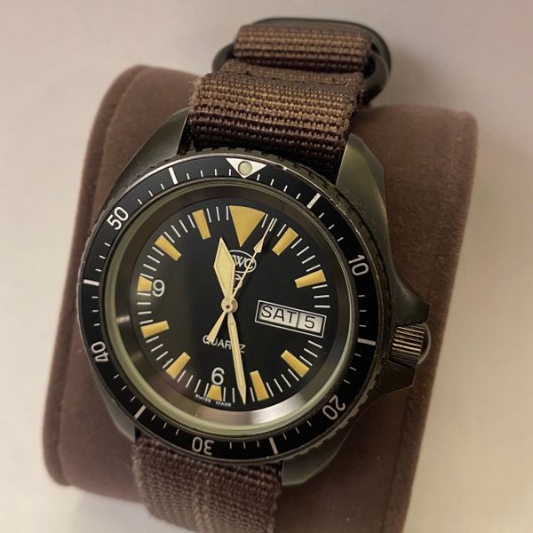 FS: Early '90s CWC SBS Diver - Tritium Aged Dial / Beautiful Patina ...