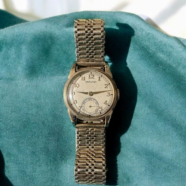 Vintage Hamilton Watch ~ Endicott 1940 ~ 10KGF ~ w/Original Forstner GF ...