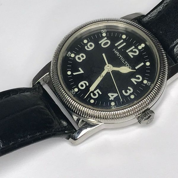 Vintage Hamilton Military Style Quartz Model 9715 Wristwatch 32mm ...