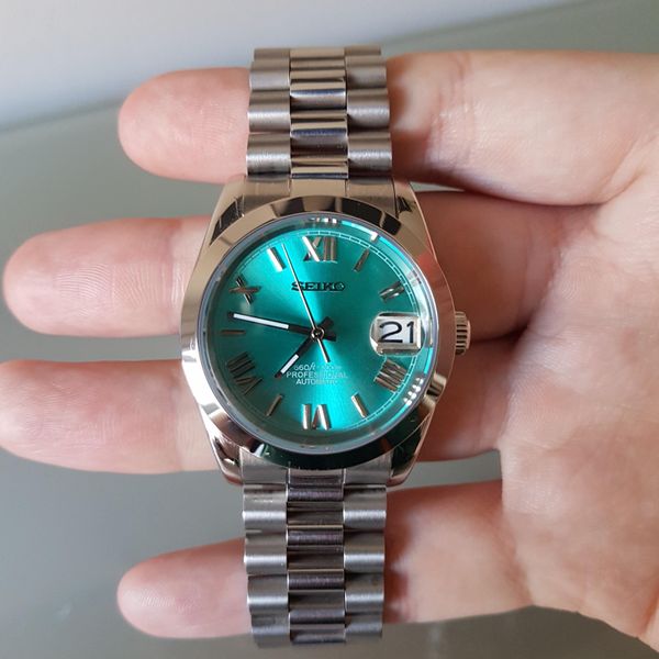 [WTS] Seiko MOD Datejust 36mm Tiffany Blue | WatchCharts Marketplace