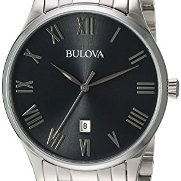 Bulova Bulova Men's Quartz Stainless Steel Dress Watch, Color: Silver ...