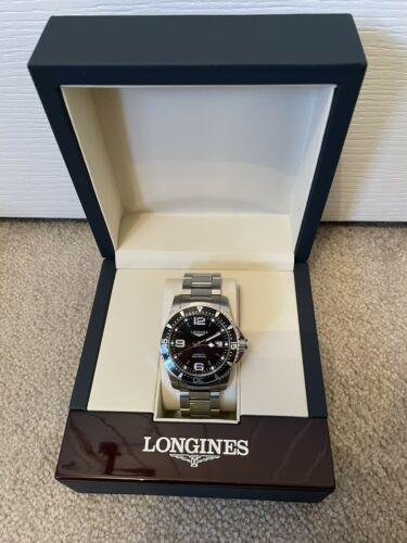 Longines Hydroconquest Sport Mens 41mm Swiss Automatic L37424566 Black ...