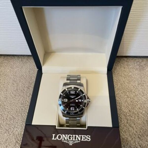 Longines Hydroconquest Sport Mens 41mm Swiss Automatic L37424566 Black ...