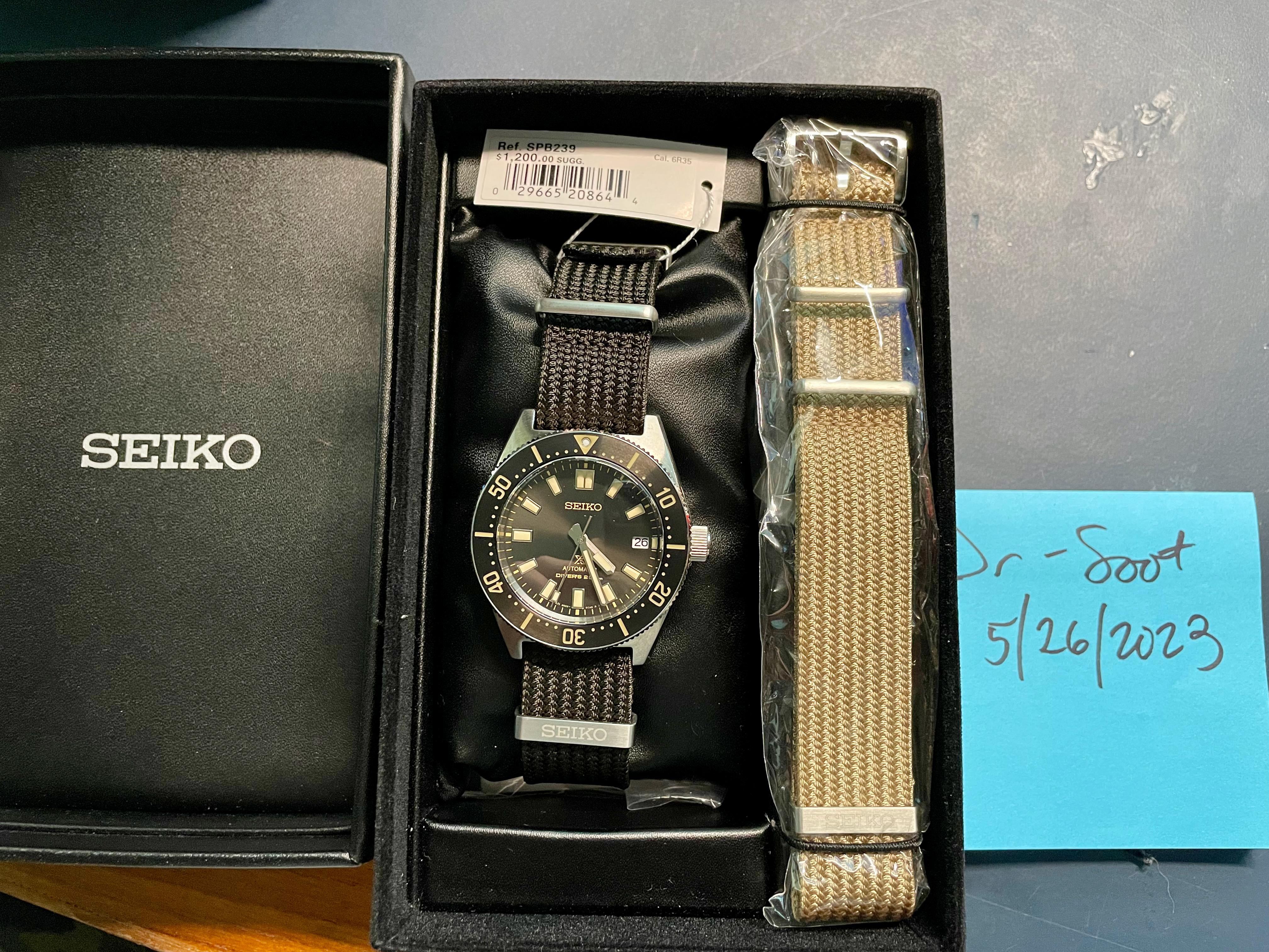 [WTS] Seiko SPB239J1 Prospex 1965 - Like New and Complete | WatchCharts ...