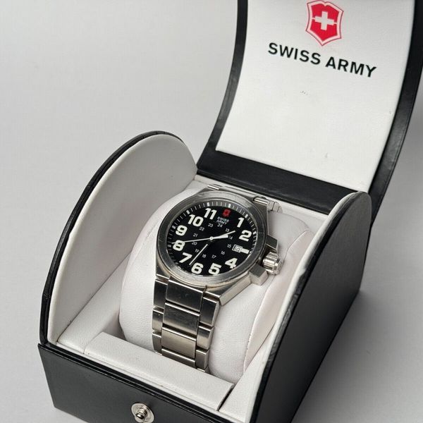 Victorinox Swiss Army Convoy 241163 Quartz Stainless Steel Field Watch ...