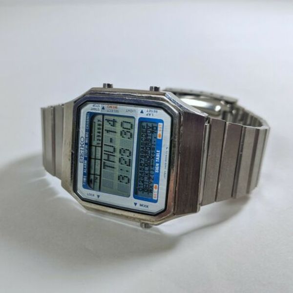 RARE SEIKO D409-500A MEMORY DATA BANK Digital Collectible Watch D409 ...