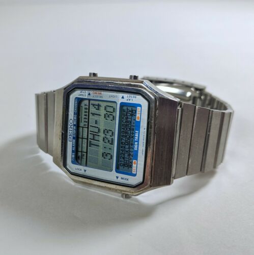 RARE SEIKO D409-500A MEMORY DATA BANK Digital Collectible Watch D409 ...