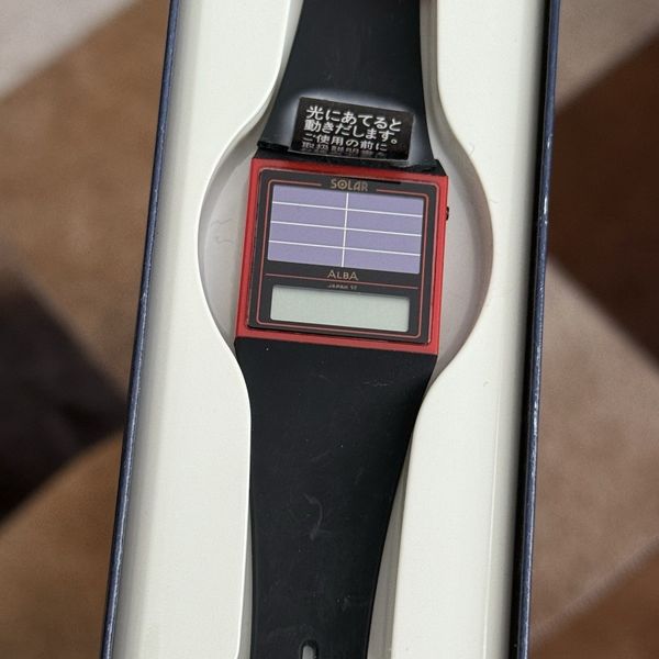 Vintage Seiko Alba Solar Digital Watch W192-4020 JDM 1980s NOS â For ...