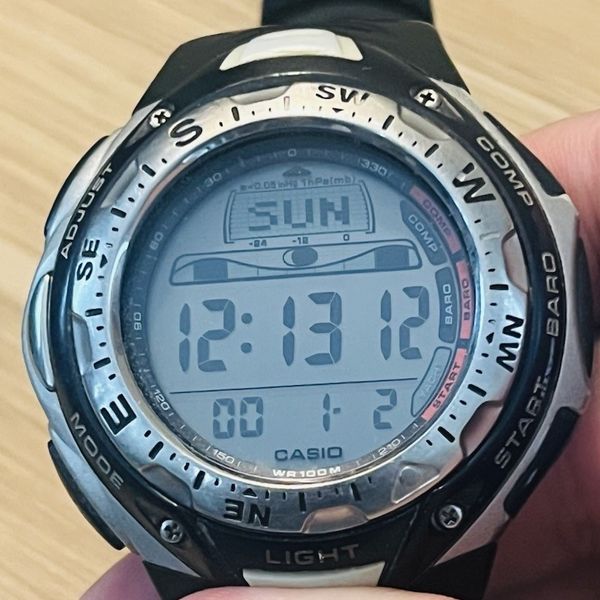 Casio Sea Pathfinder Triple Sensor 10bar 2273 SPF-40 Watch New Batt ...
