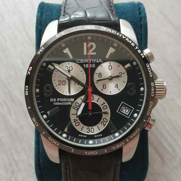 CERTINA 1888 DS PODIUM Chronograph 100m WR Sapphire Glass Band Mens Watch Clock | WatchCharts ...